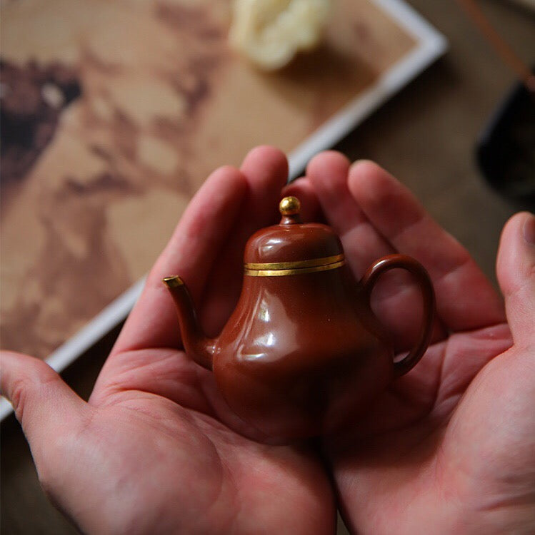 Shui Mo Guang 'Si Ting' Zhu Ni Yixing Teapot – Tong Xin She