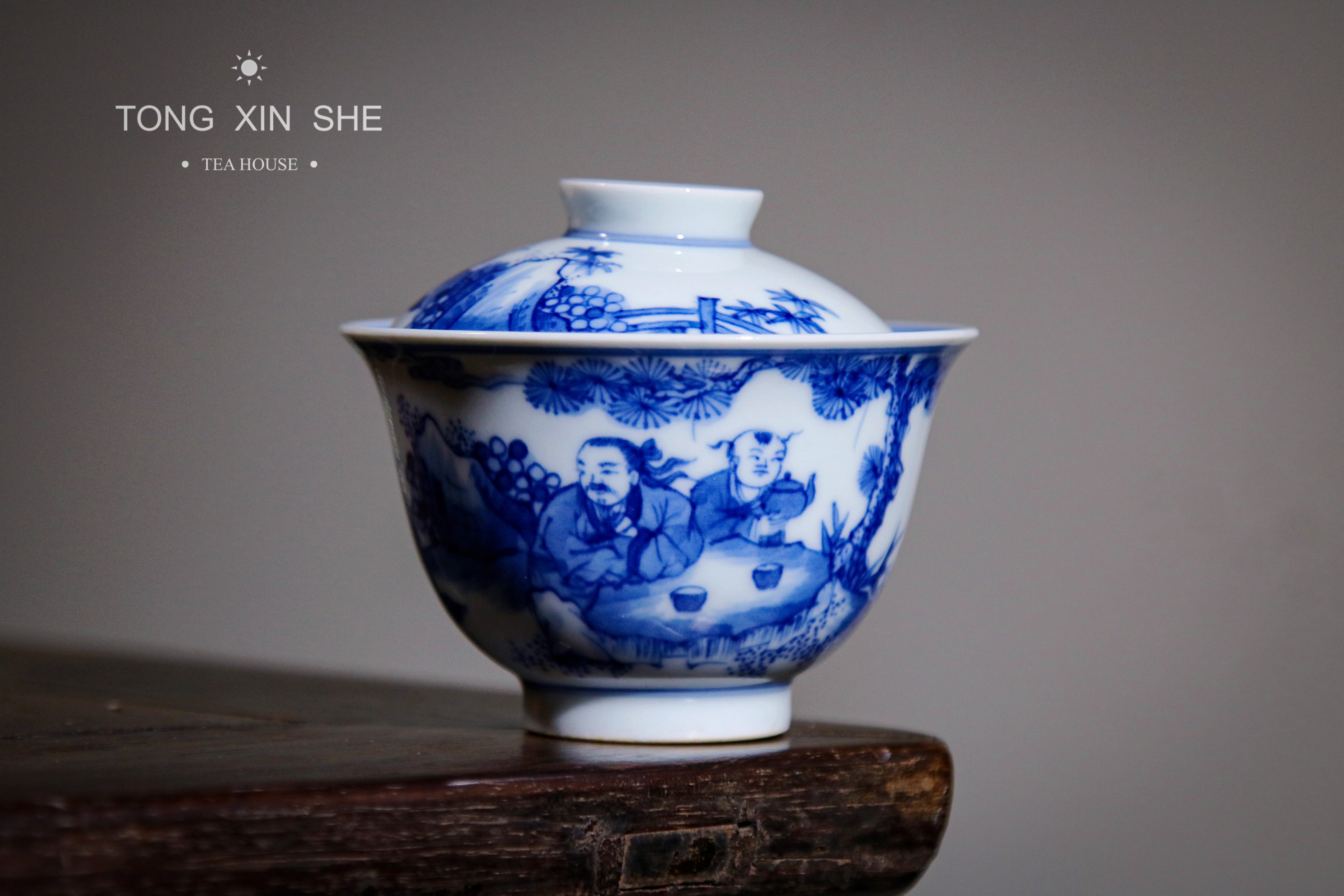 Han Yao "Tea Boy Making Tea Gaiwan" – Tong Xin She